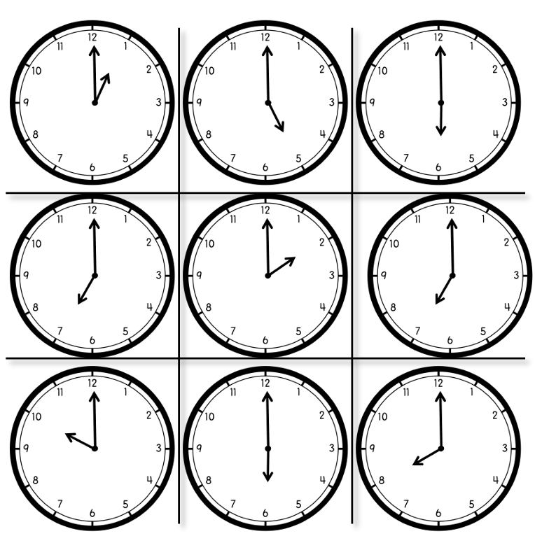 Tic Tac Clock Game | Genially