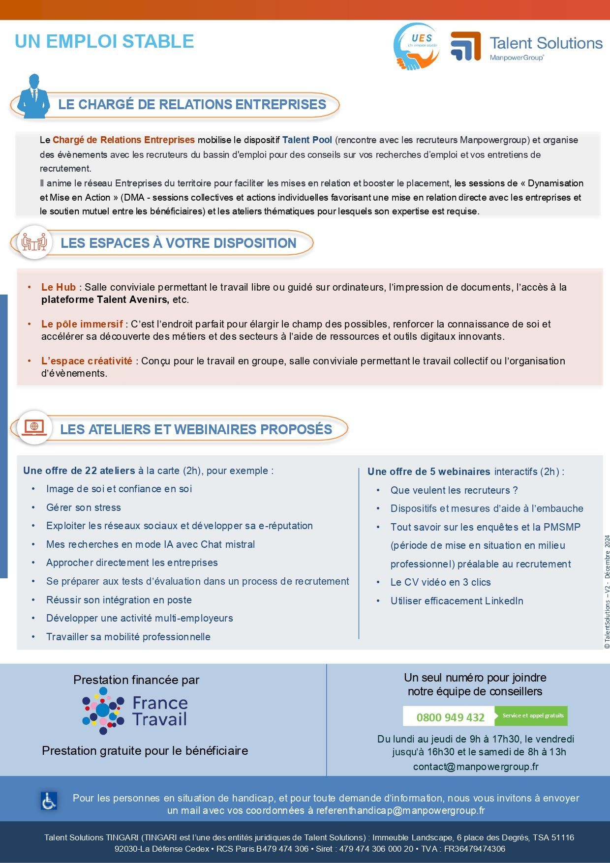 UES - La brochure et le flyer | Genially