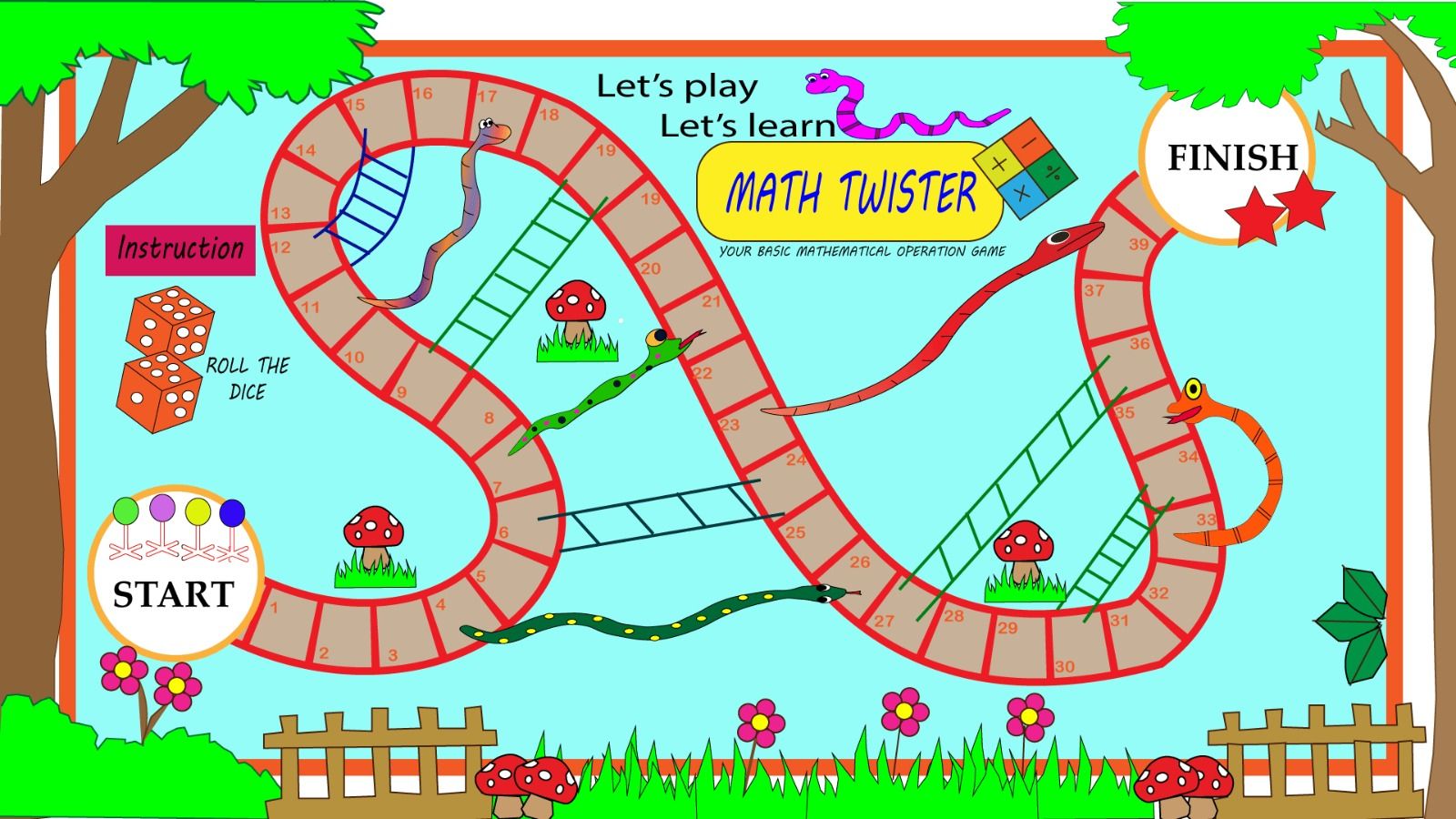 MATH TWISTER | Genially
