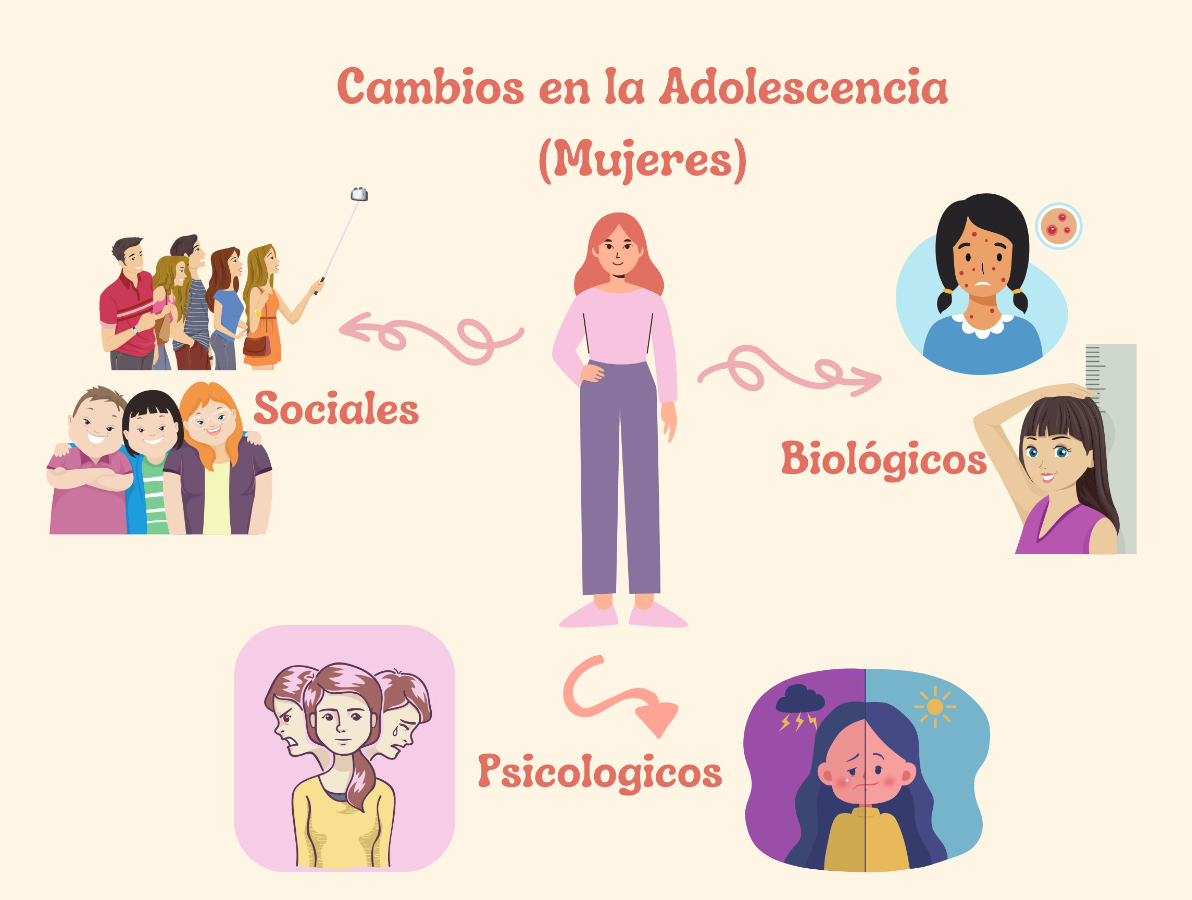 Cambios en la adolescencia Mujeres. | Genially Cambios en la adolescencia Mujeres. | Genially