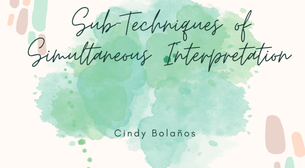Sub-Techniques of Simultaneous Interpretation