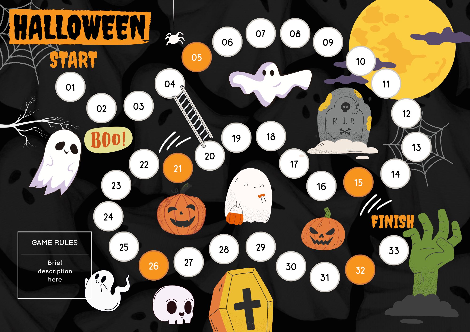 halloween board game | Genially