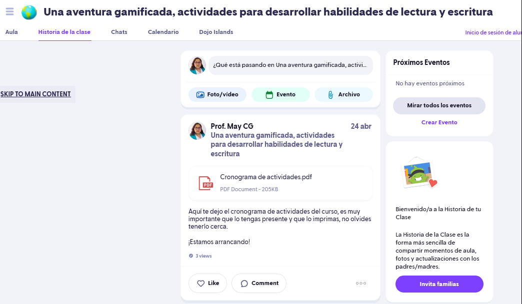 Aprender Jugando: Una aventura para desarrollar Habilidades de Lectura y Escritura | Genially