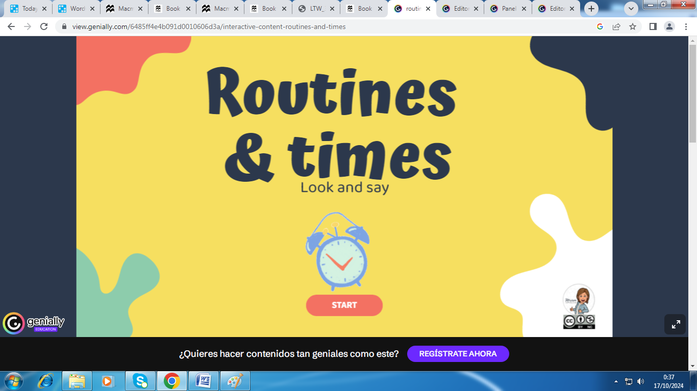 DAILY ROUTINE AND TIME