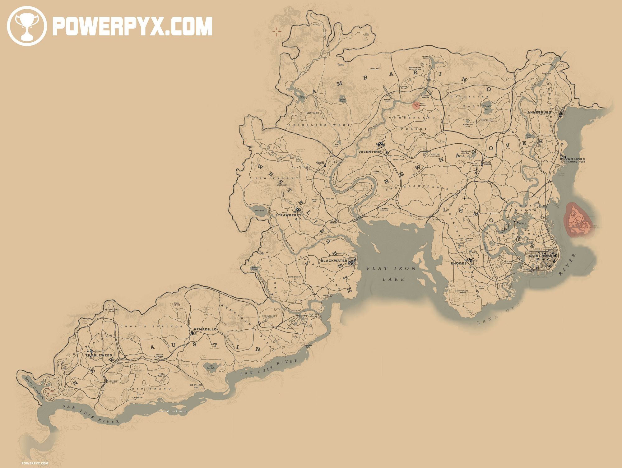 RDR2 INTERACTIVE MAP | Genially