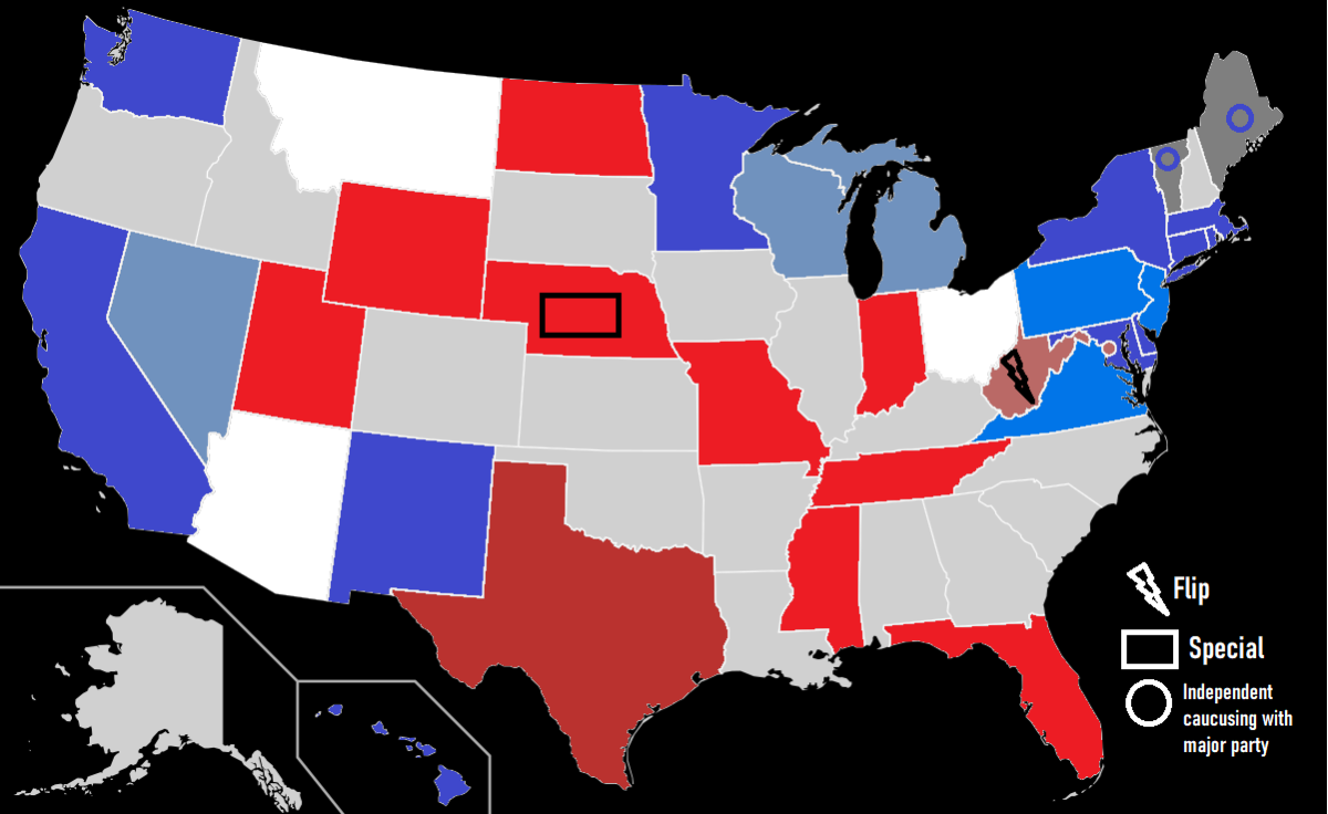 2024 U.S. Senate map