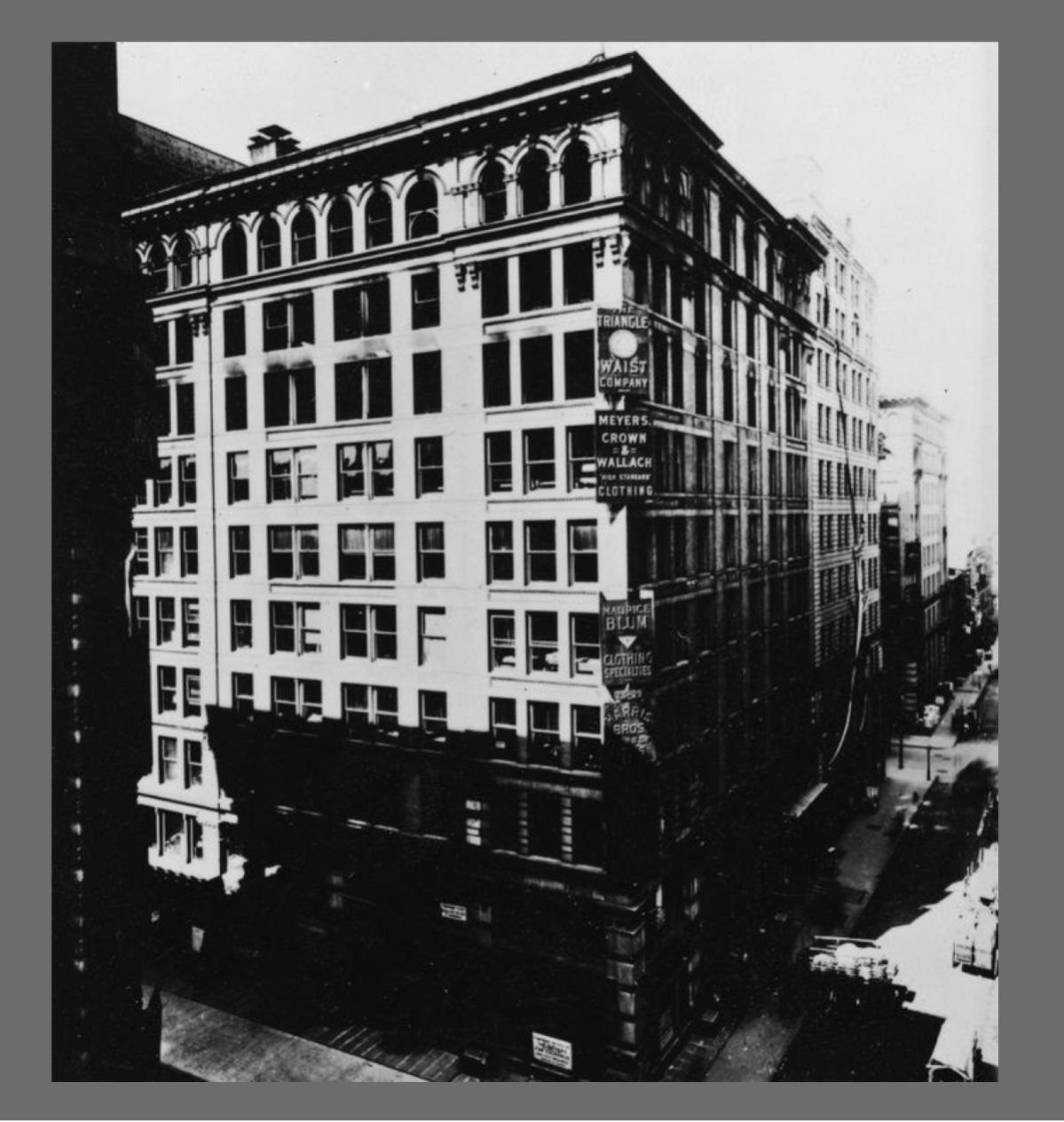 Triangle Shirtwaist Graphic