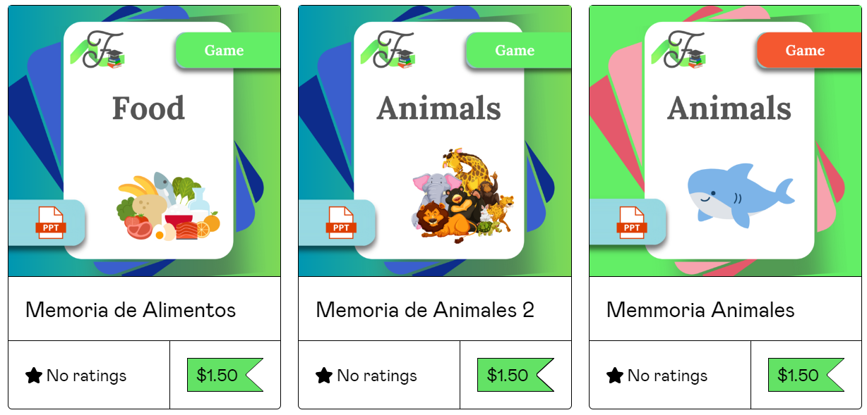 Librería Matching Games | Genially