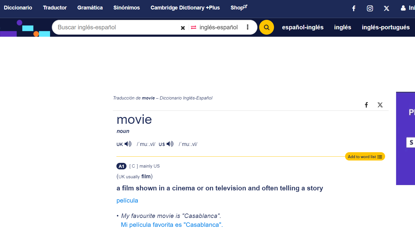 Elementos del diccionario | Genially