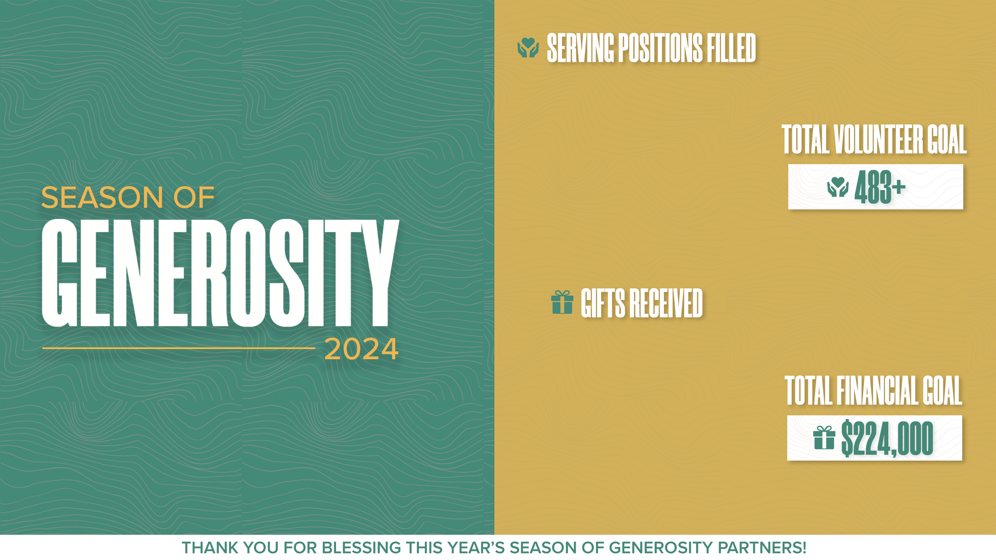 Season of Generosity 2024 | Genially