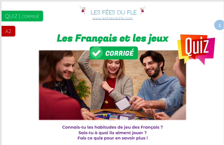 Les Français et les jeux | Genially