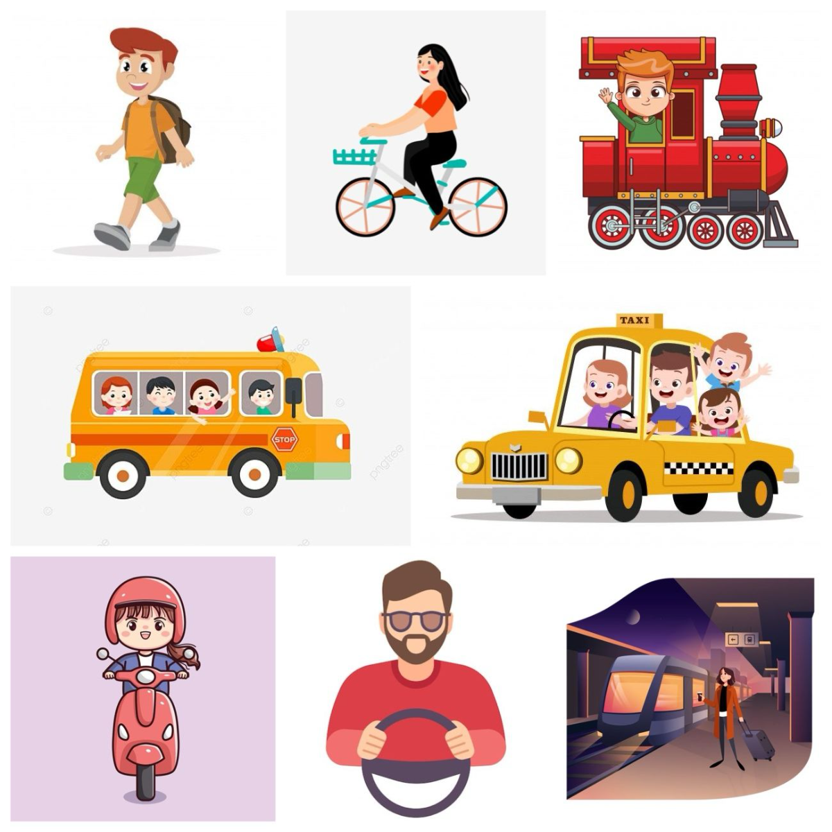 Getting around the city | Genially