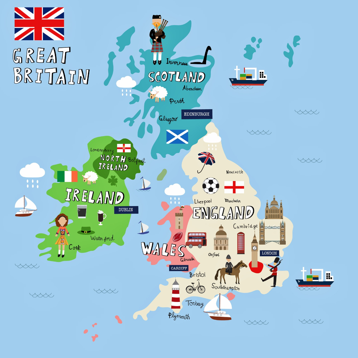 Landmarks of Great Britain | Genially