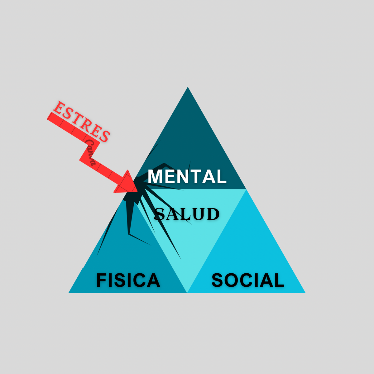 triangulo de la salud | Genially