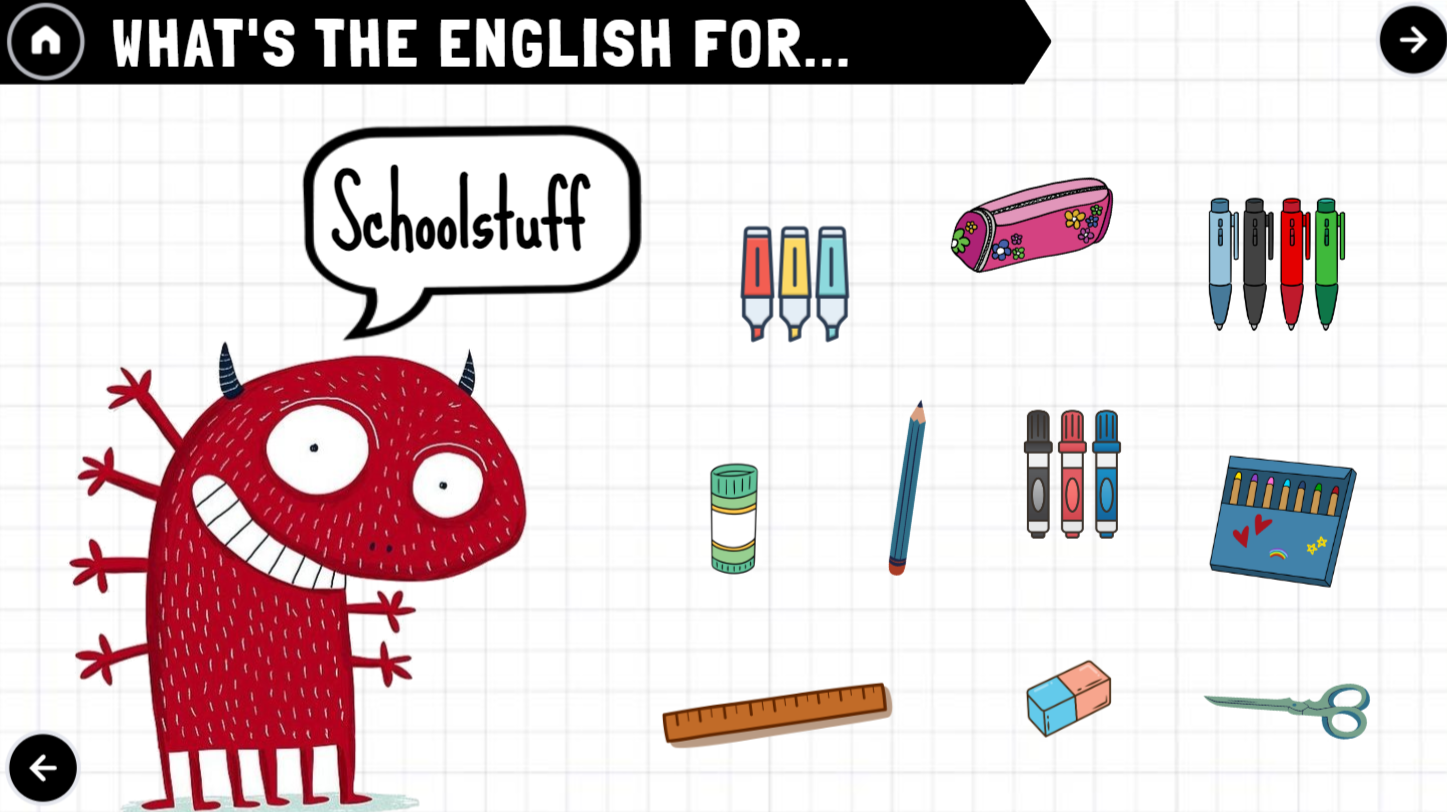 School stuff Kim's game | Genially