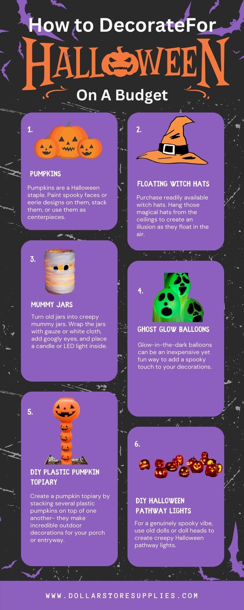 How to Decorate For Halloween On A Budget | Genially