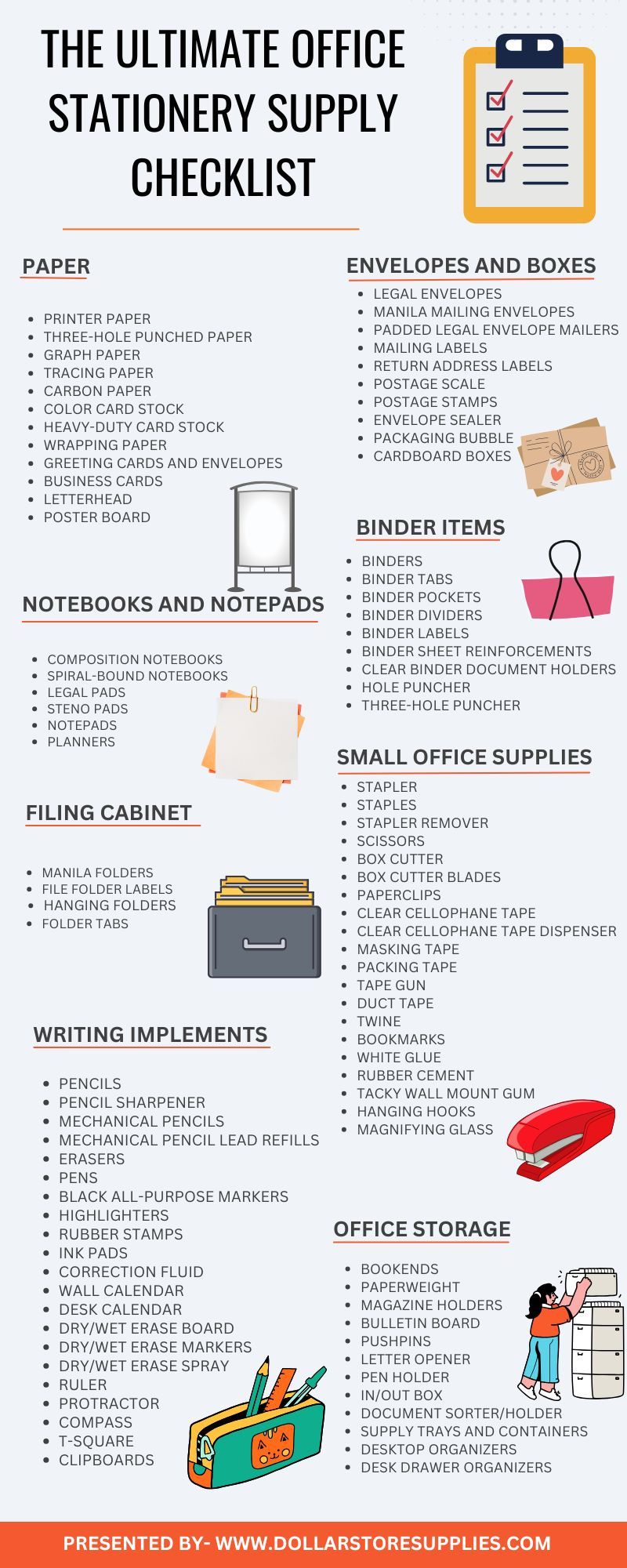 The Ultimate Office Supply Checklist