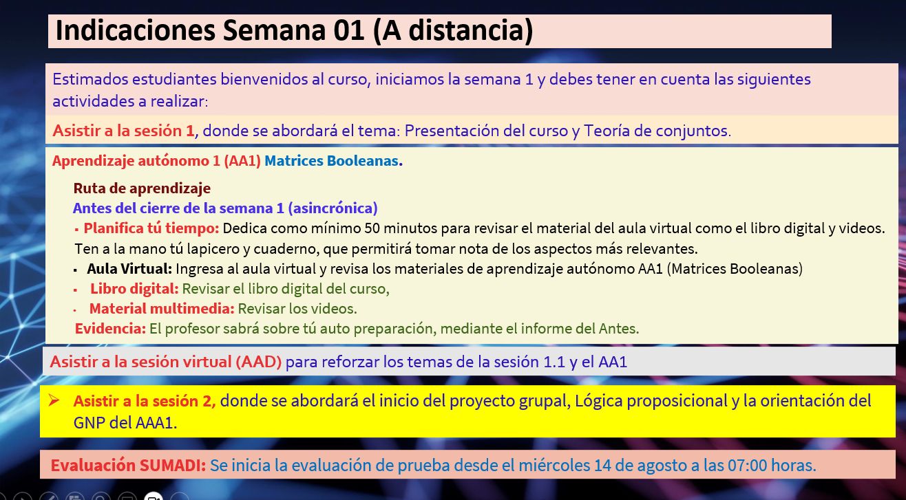 ORIENTACIONES DE LA SEMANA 01 (A DISTANCIA) | Genially