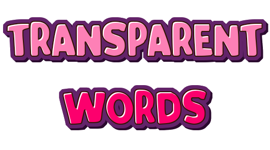 Mots transparents | Genially