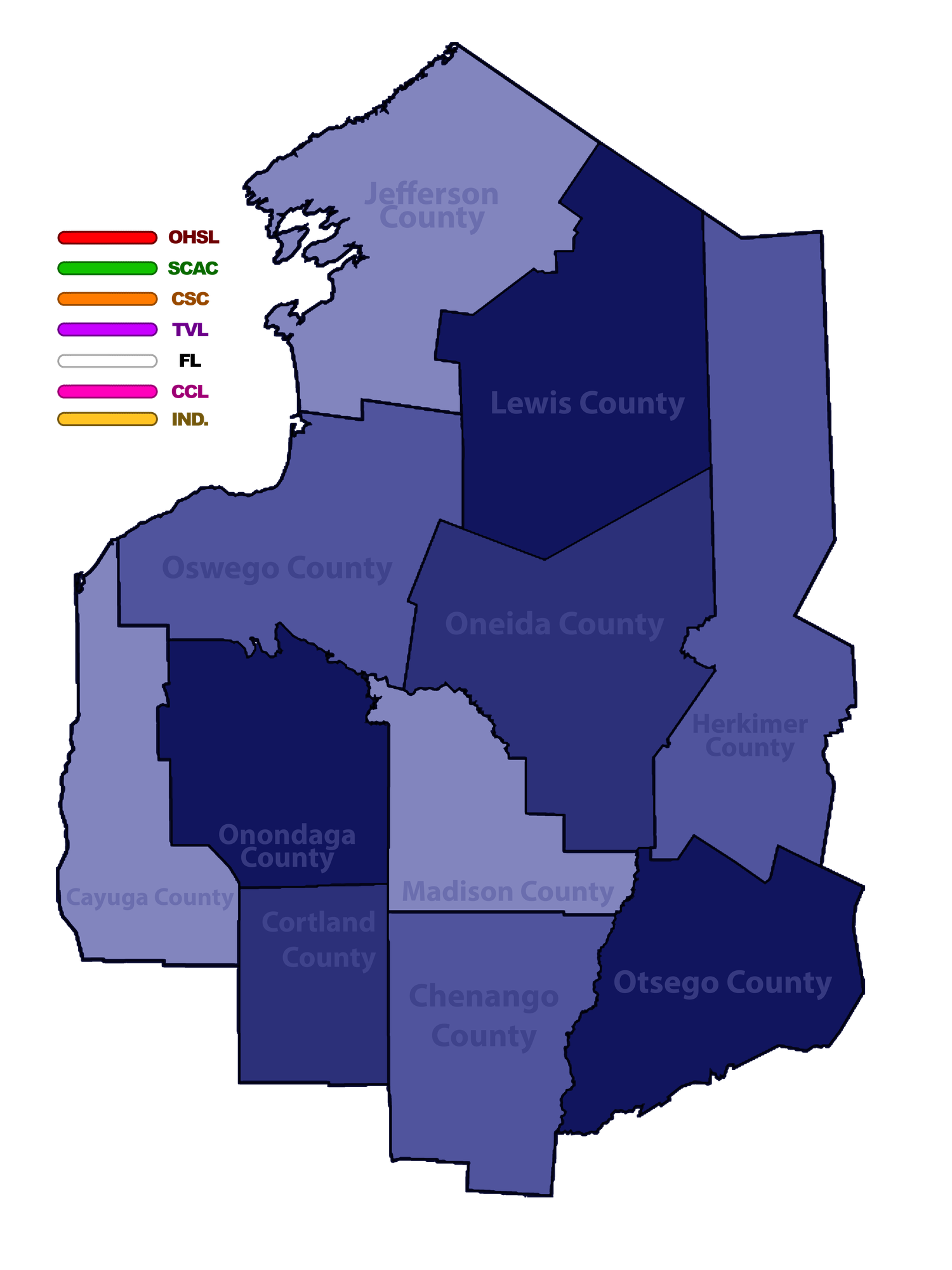 Section 3 League Map