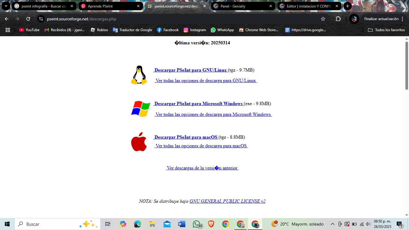 instalacion Y CONFIGURACION de PSeINT | Genially