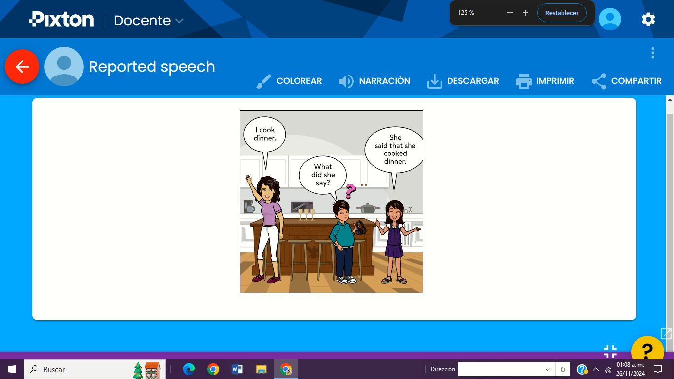 Indirect Speech | Genially