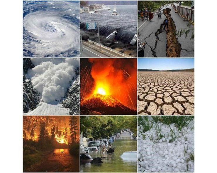 infografía de fenómenos naturales