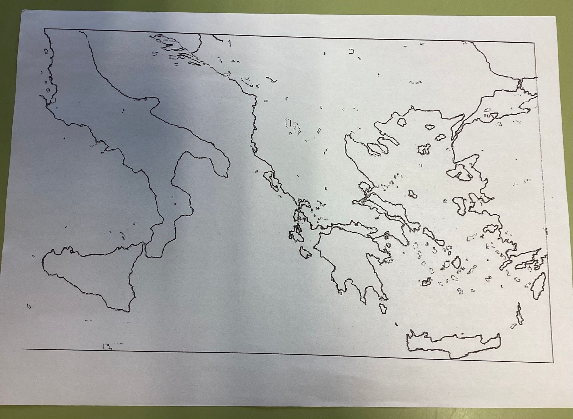 MAPA GRECIA TEMA 1