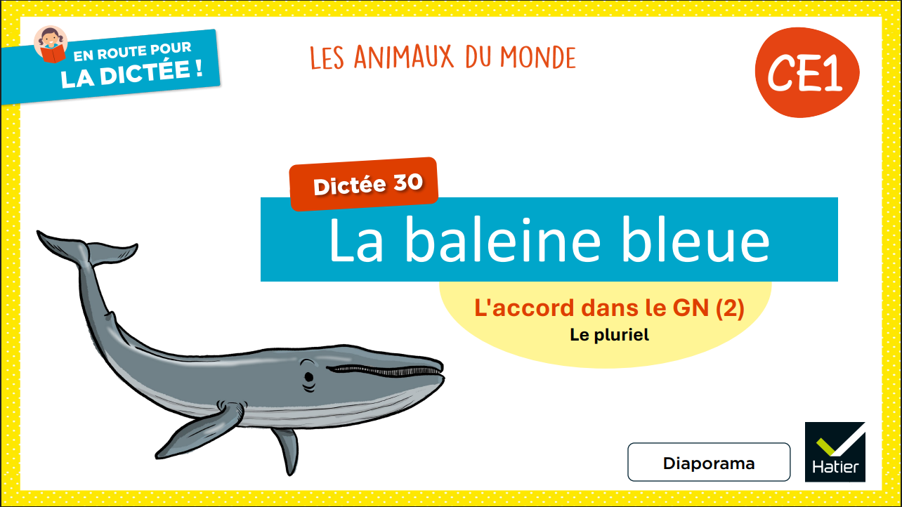 DICTEE CE1 | Genially