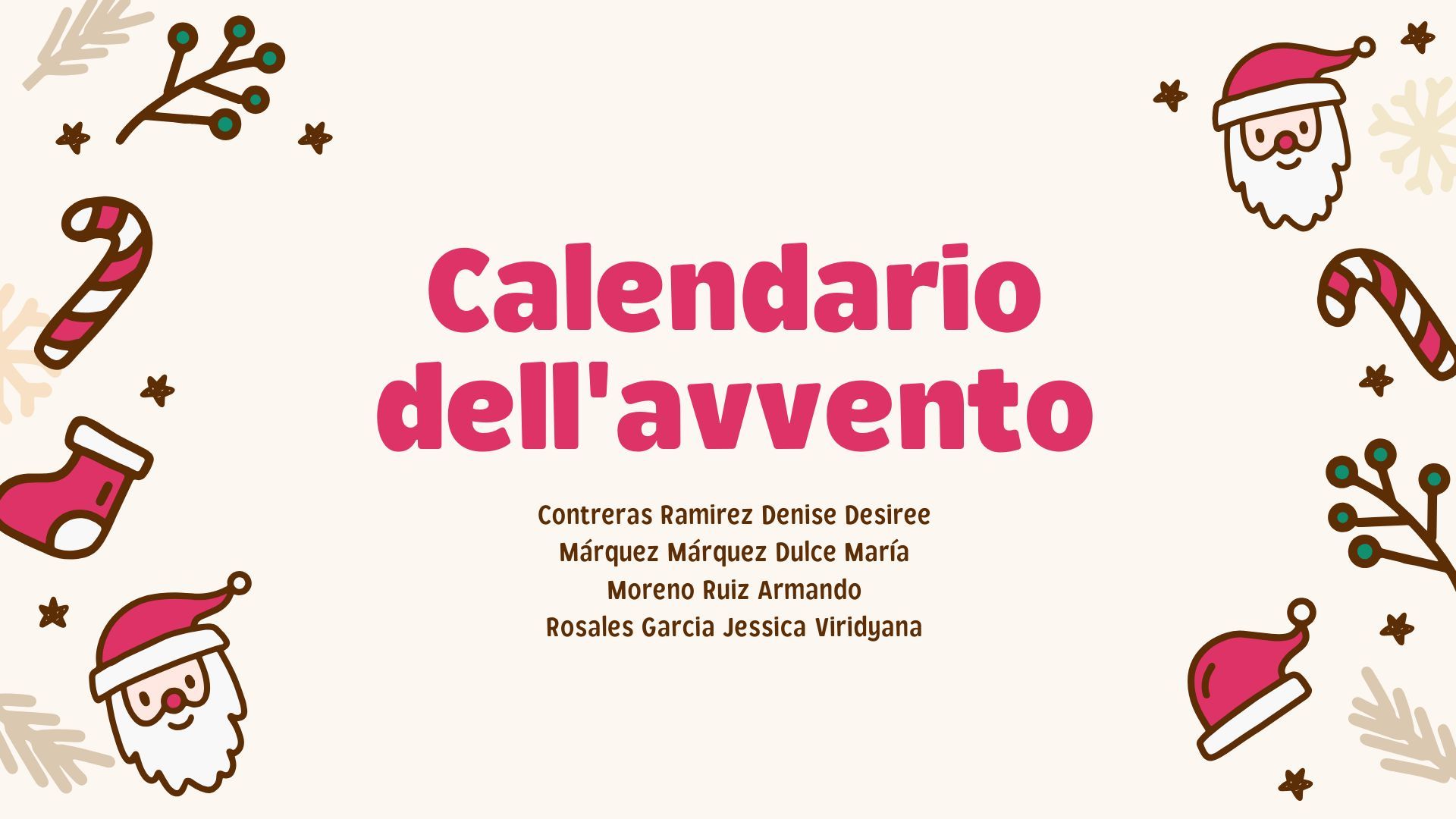 Calendario dell´avvento