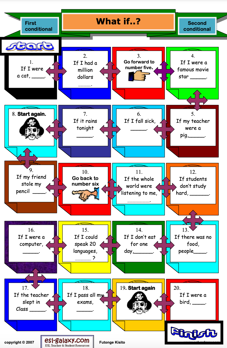 Board Game Conditionals | Genially