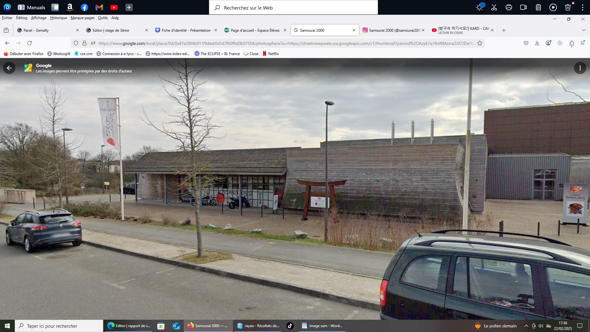 rapport de stage 3ème c | Genially