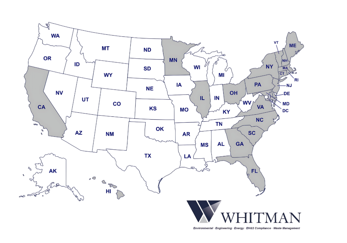 Whitman Map of PE Licensing | Genially