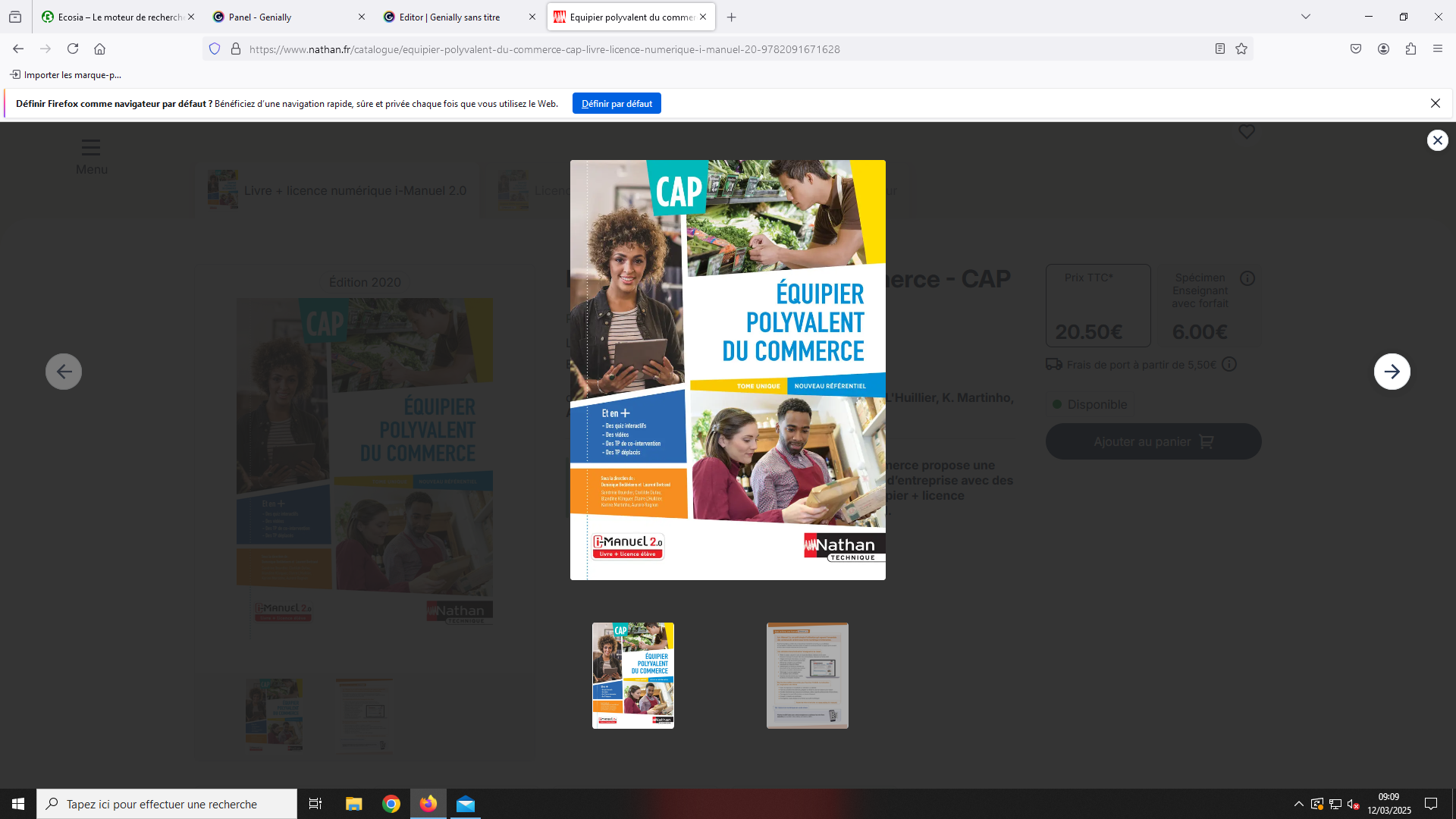 page de garde | Genially